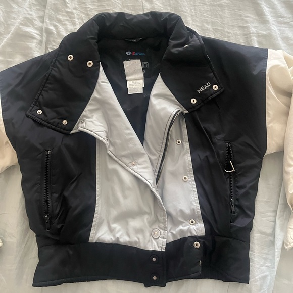 Head | Jackets & Coats | Vintage Head Cropped Jacket Color Block Puffer ...